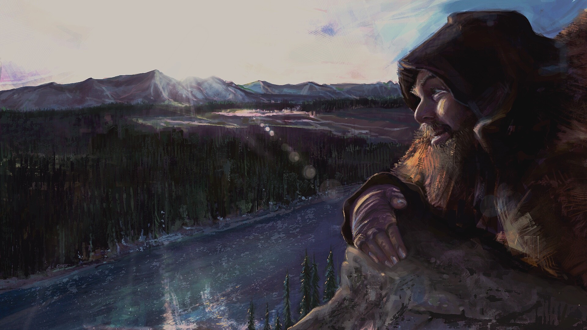 ArtStation - Hugh Glass from “The Revenant”