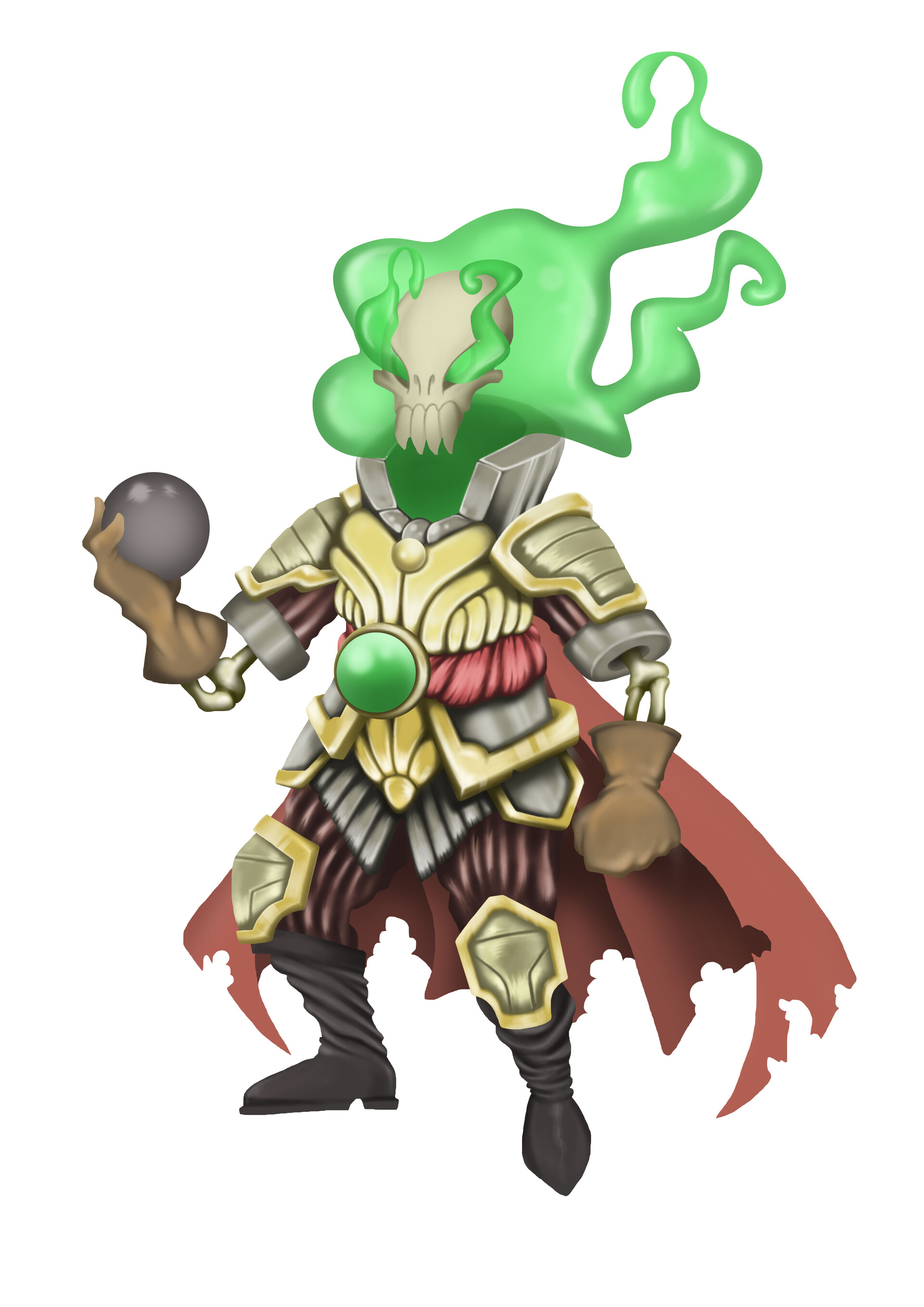 StephenCarrArt - Undead Guard Character Concept