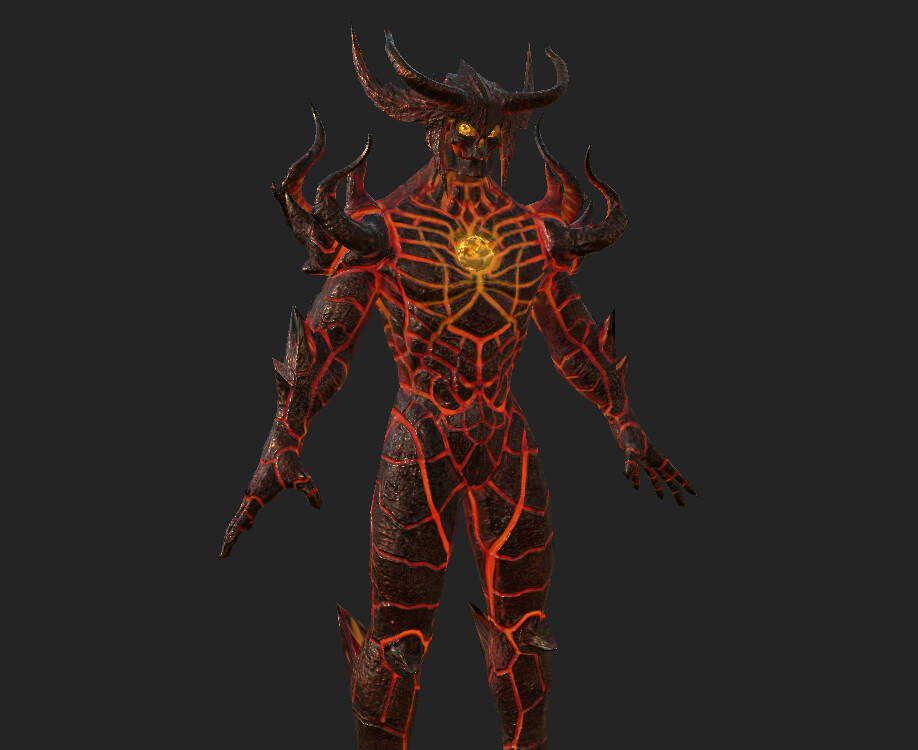 ArtStation - Surtr Game-Ready Model