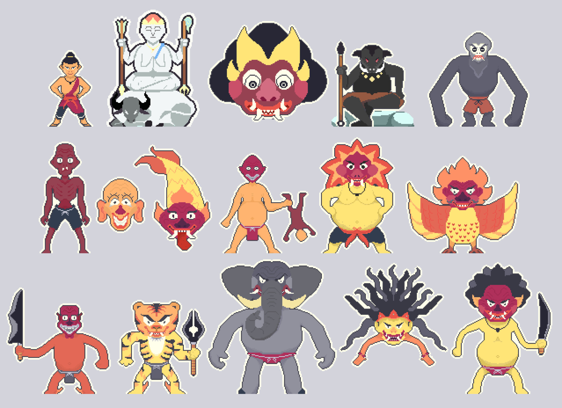 ArtStation - The Batara's and The Satan's