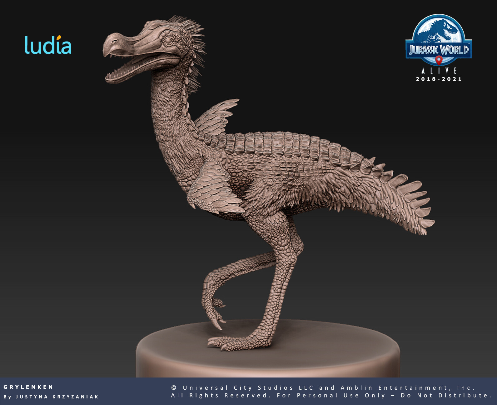 Justyna Krzyzaniak Lornsen - Grylenken (Jurassic World Alive)