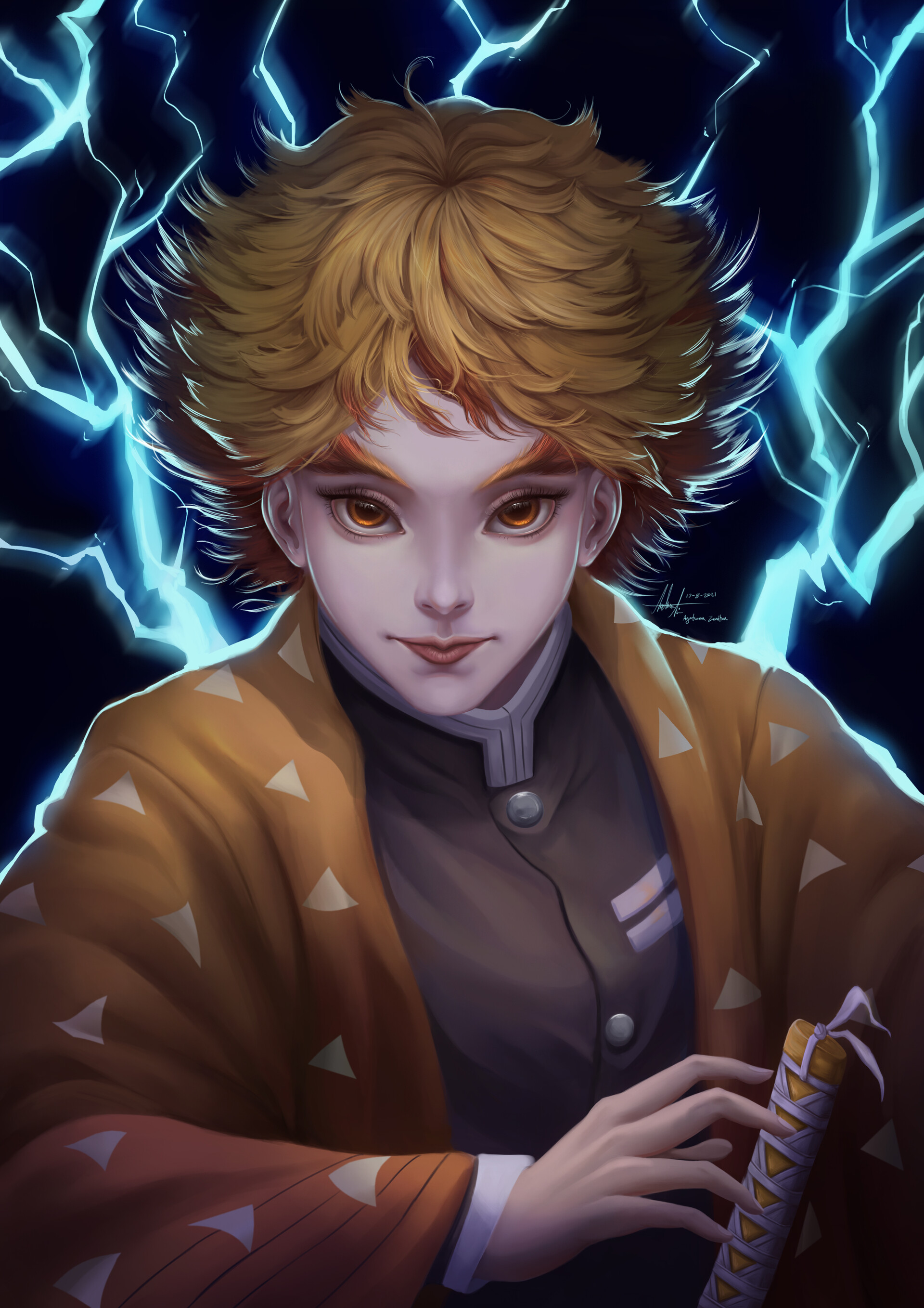 ArtStation - Final Assignment- Zenitsu