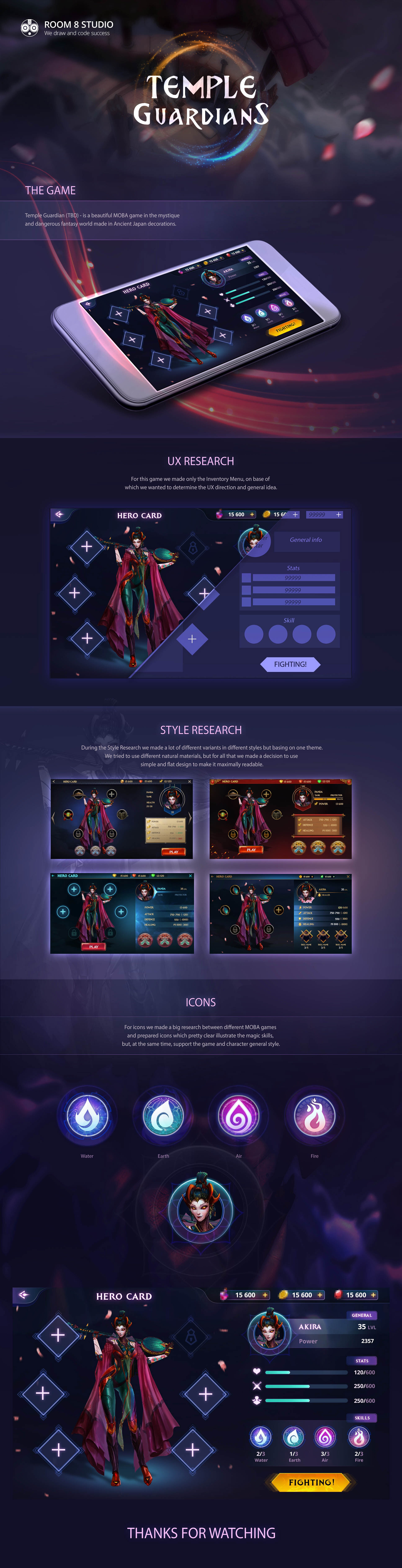 ArtStation - Temple Guardian UI