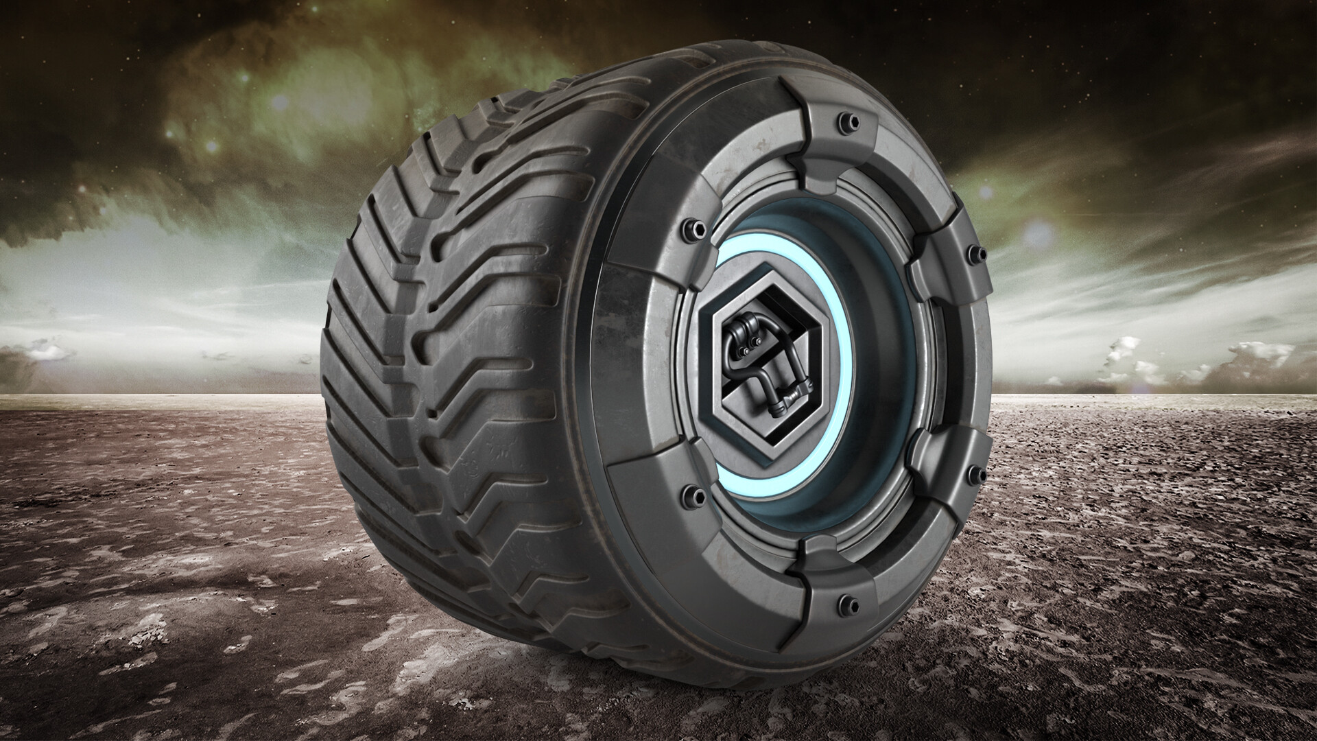 ArtStation - Sci-Fi Wheel