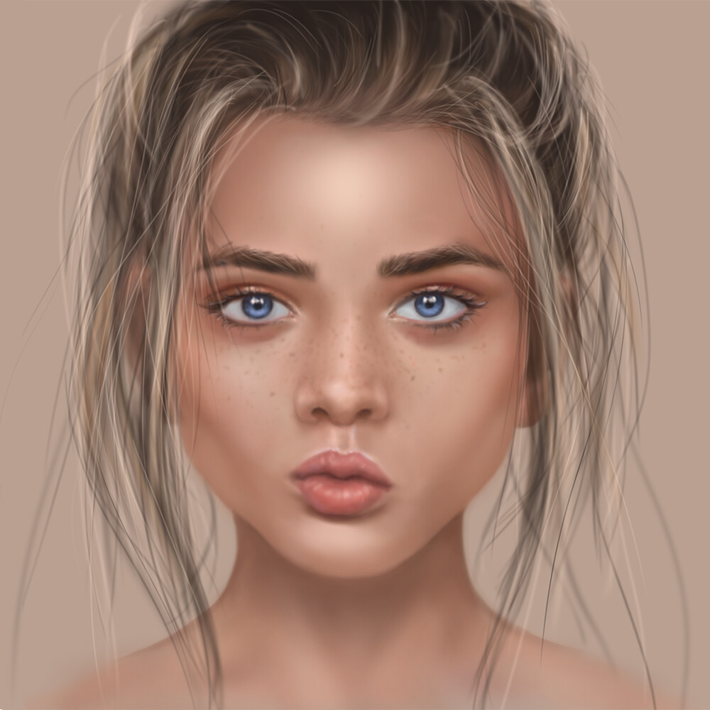 ArtStation - digital girl