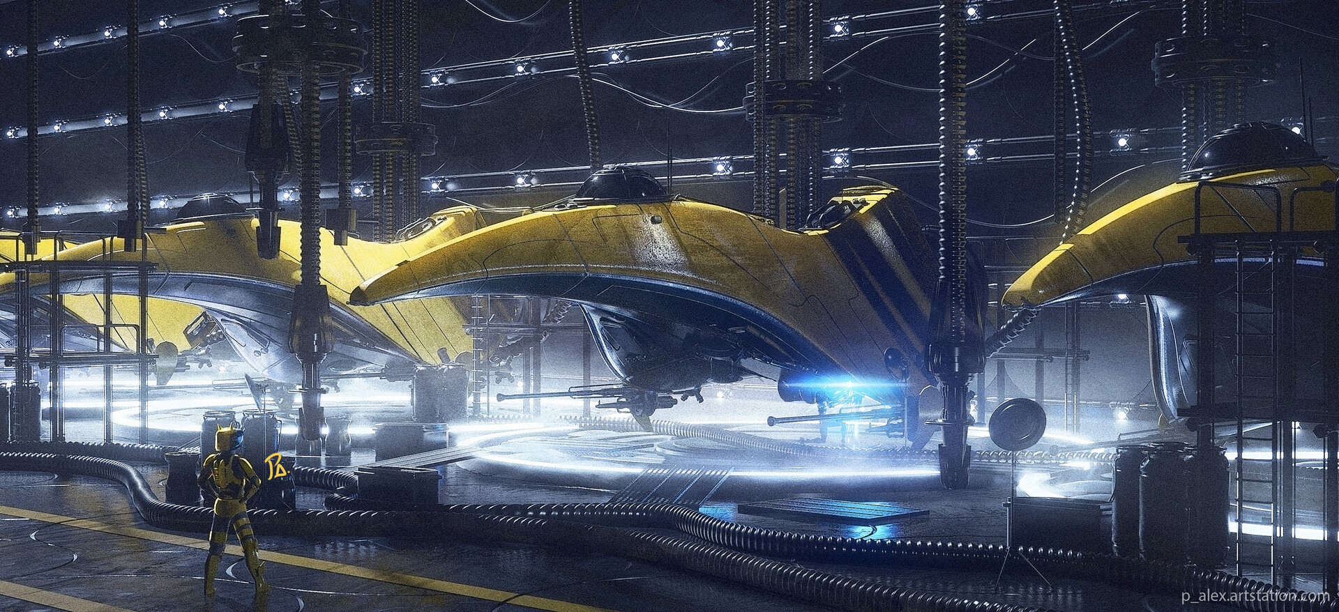 ArtStation - YLW - Fighter