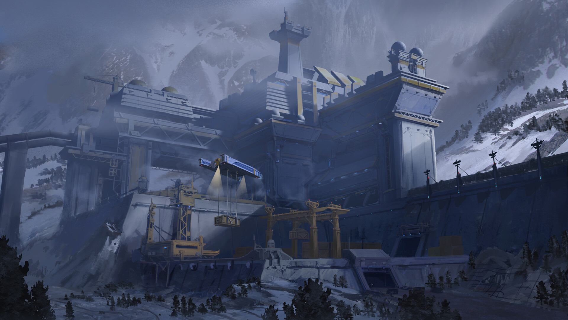 ArtStation - Science Fiction concept scene