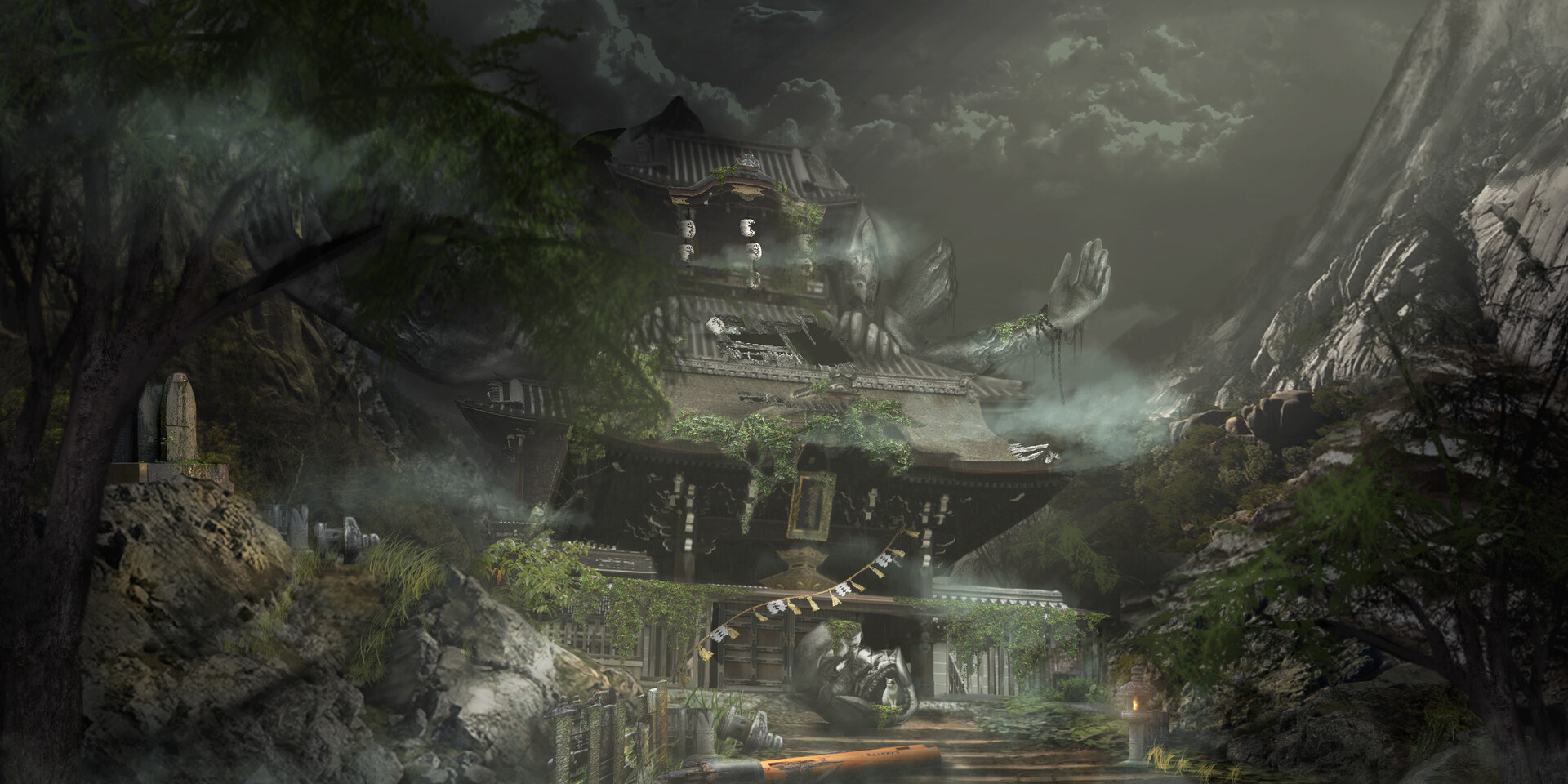 ArtStation - Rundown Temple