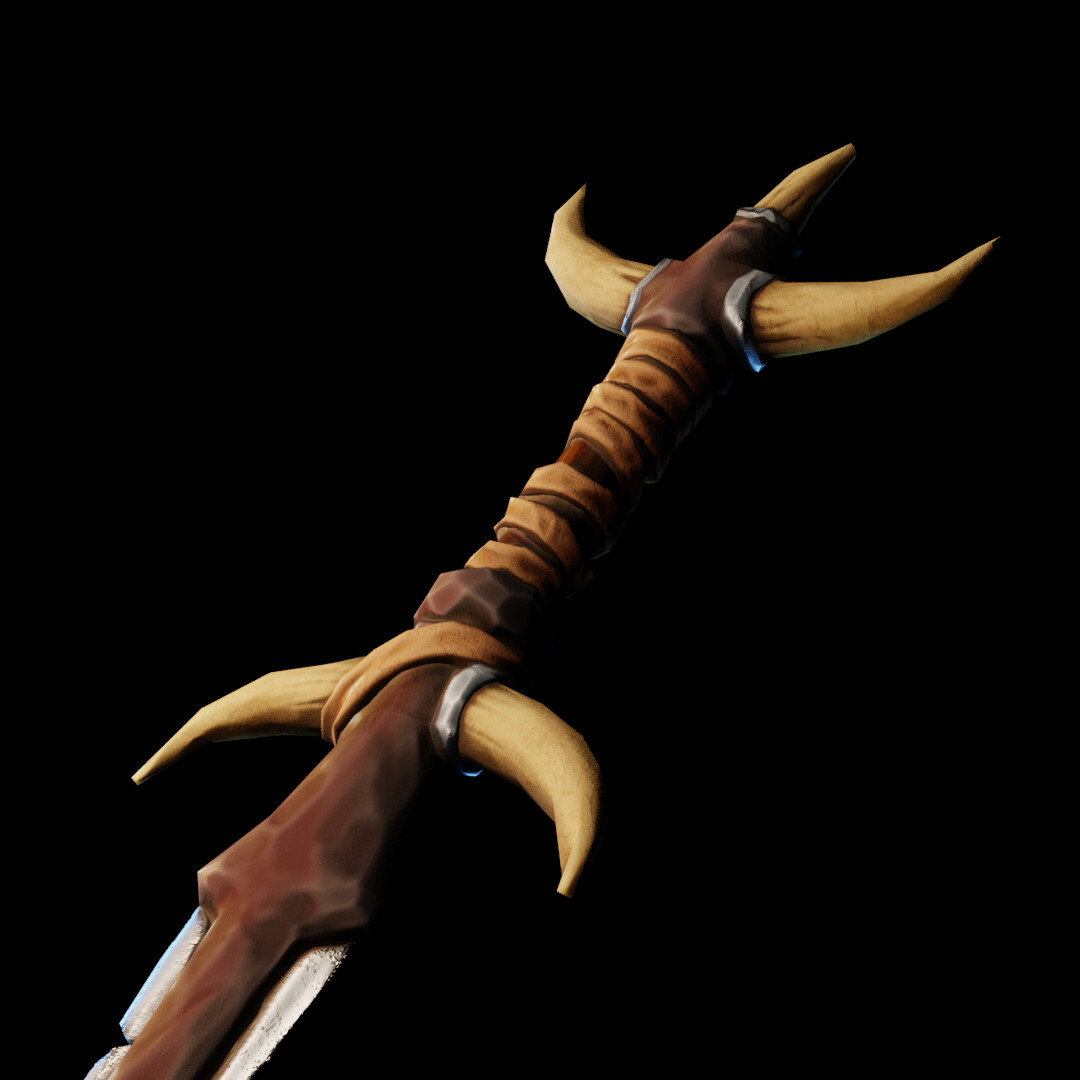 ArtStation - Stylized Barbarian Sword