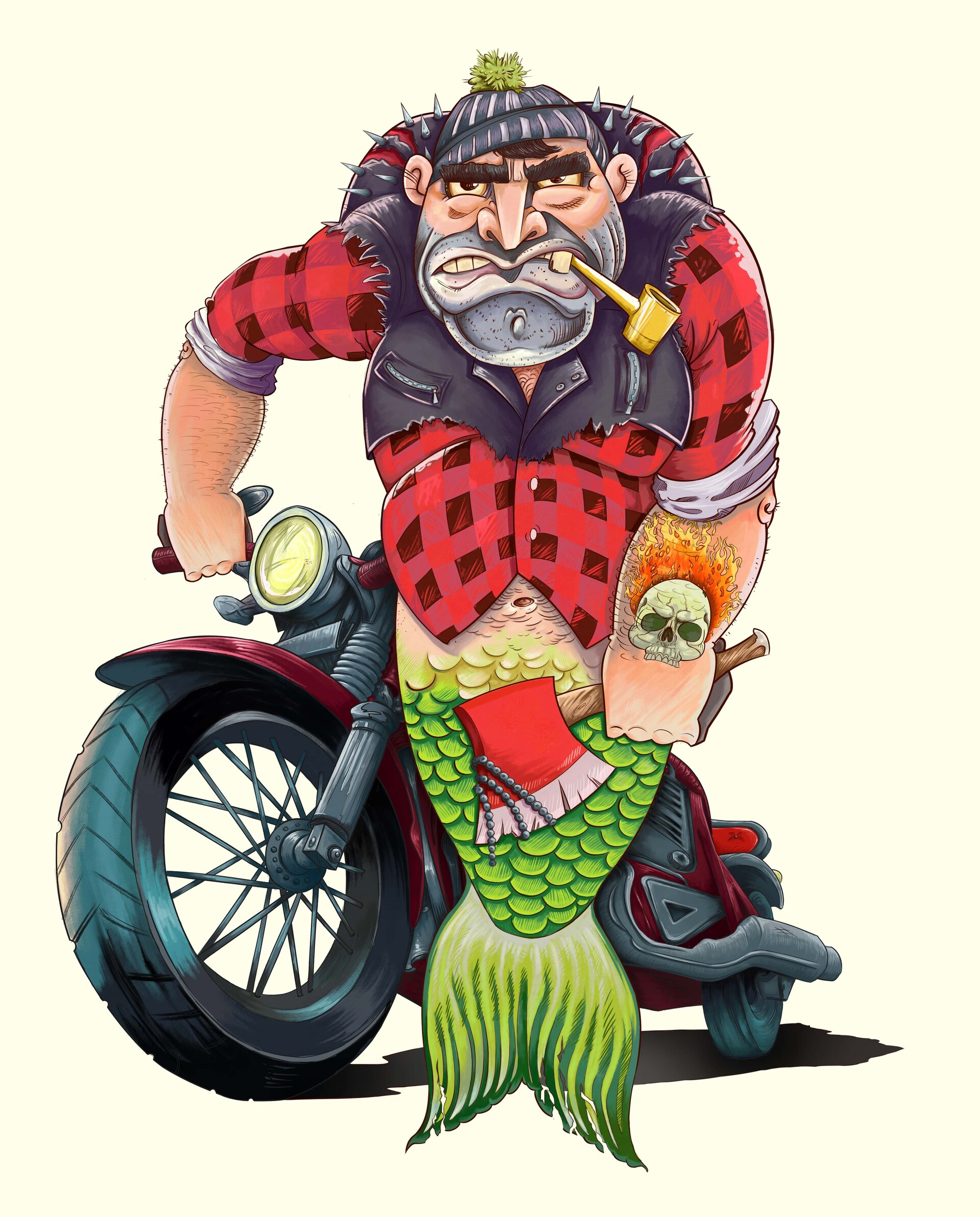 ArtStation - Mermaid Biker