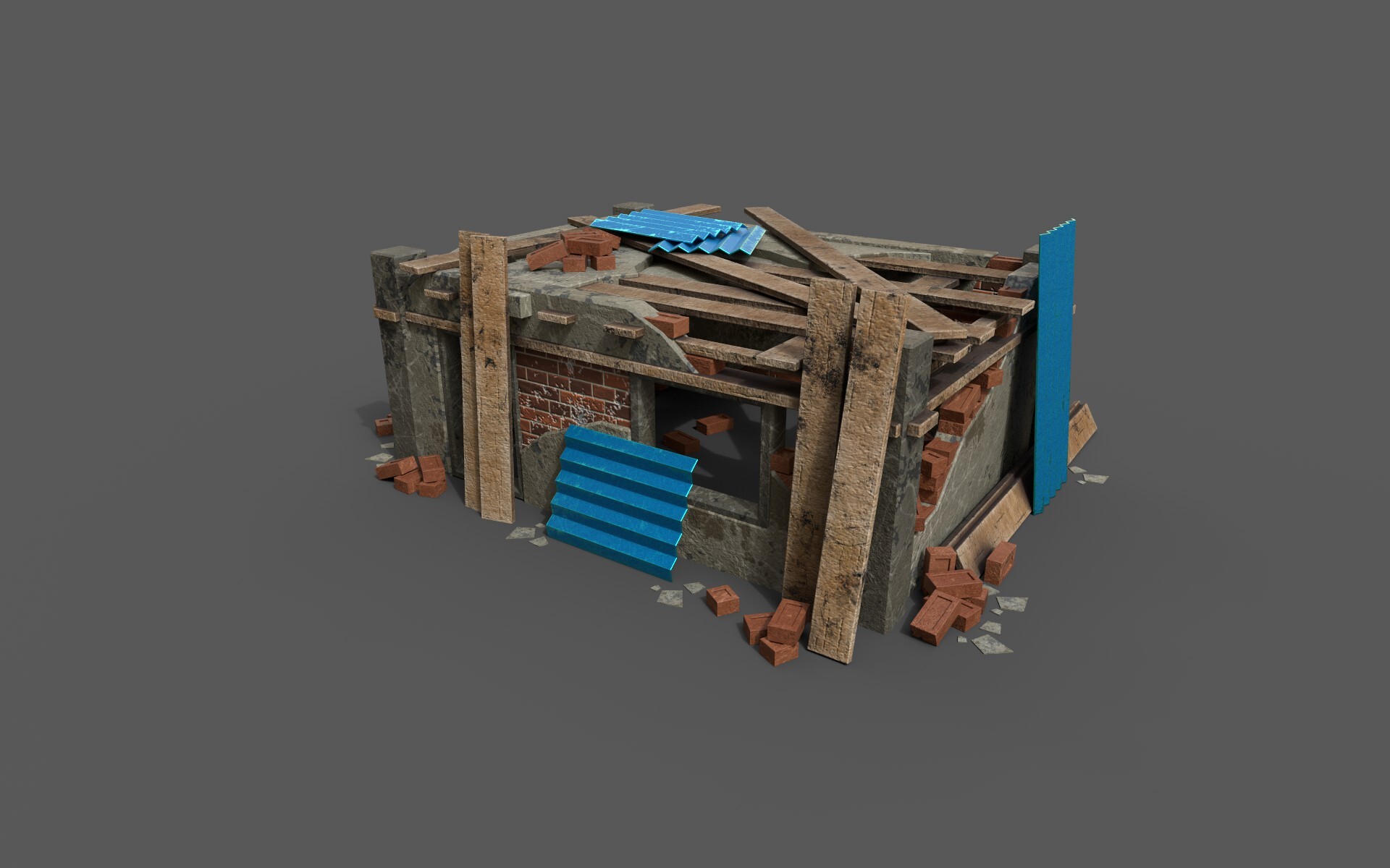 ArtStation - House Ruin