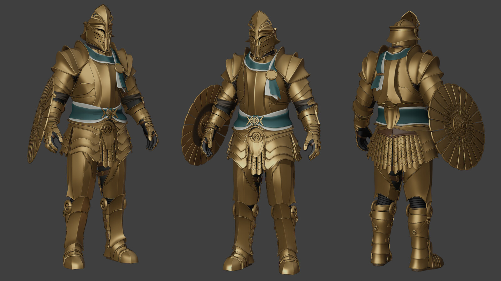 Marcus Clark - Clockwork Centurion Armor Block-out (Unfinished)