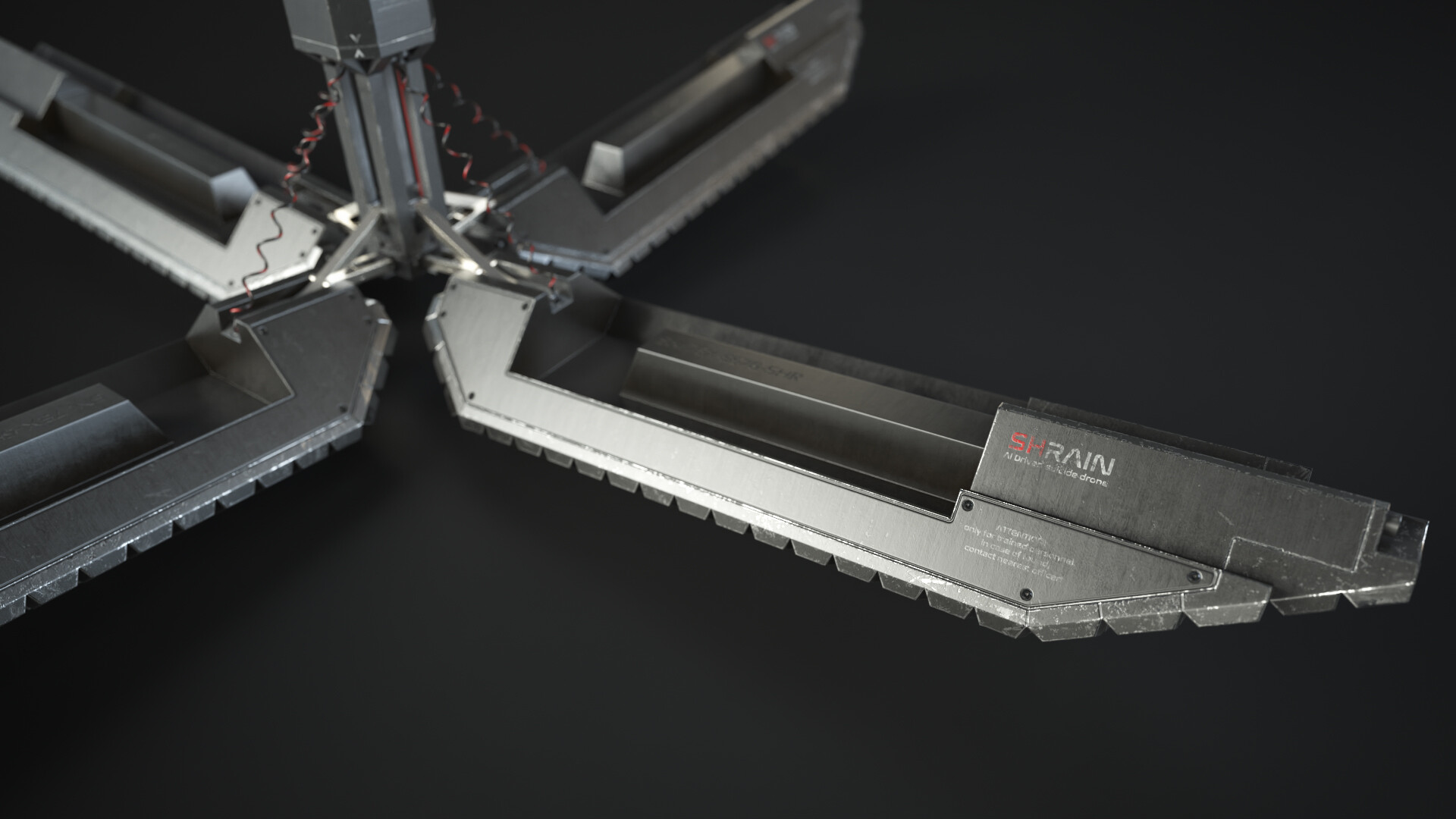 Kamil S. - SHRAIN - Shrapnel Rainer (granade-drone for game engines)