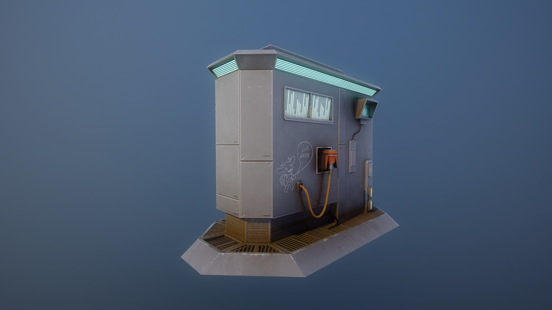 ArtStation - Energy Station Environment Prop