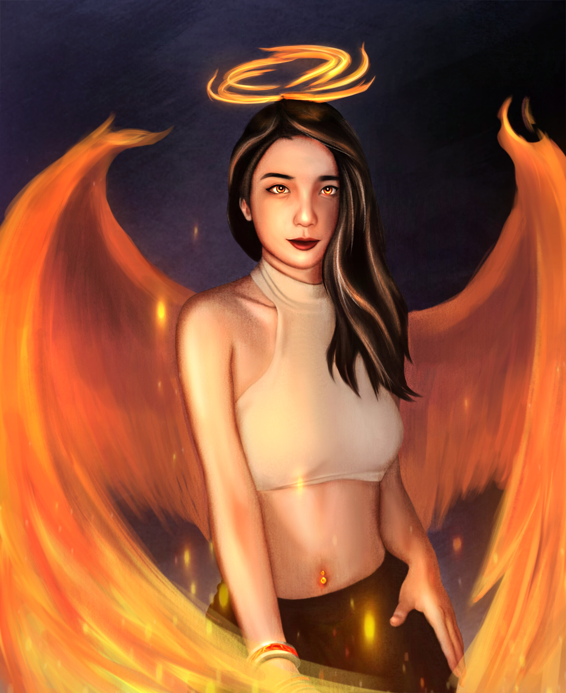 ArtStation - Drawing my friend selfie