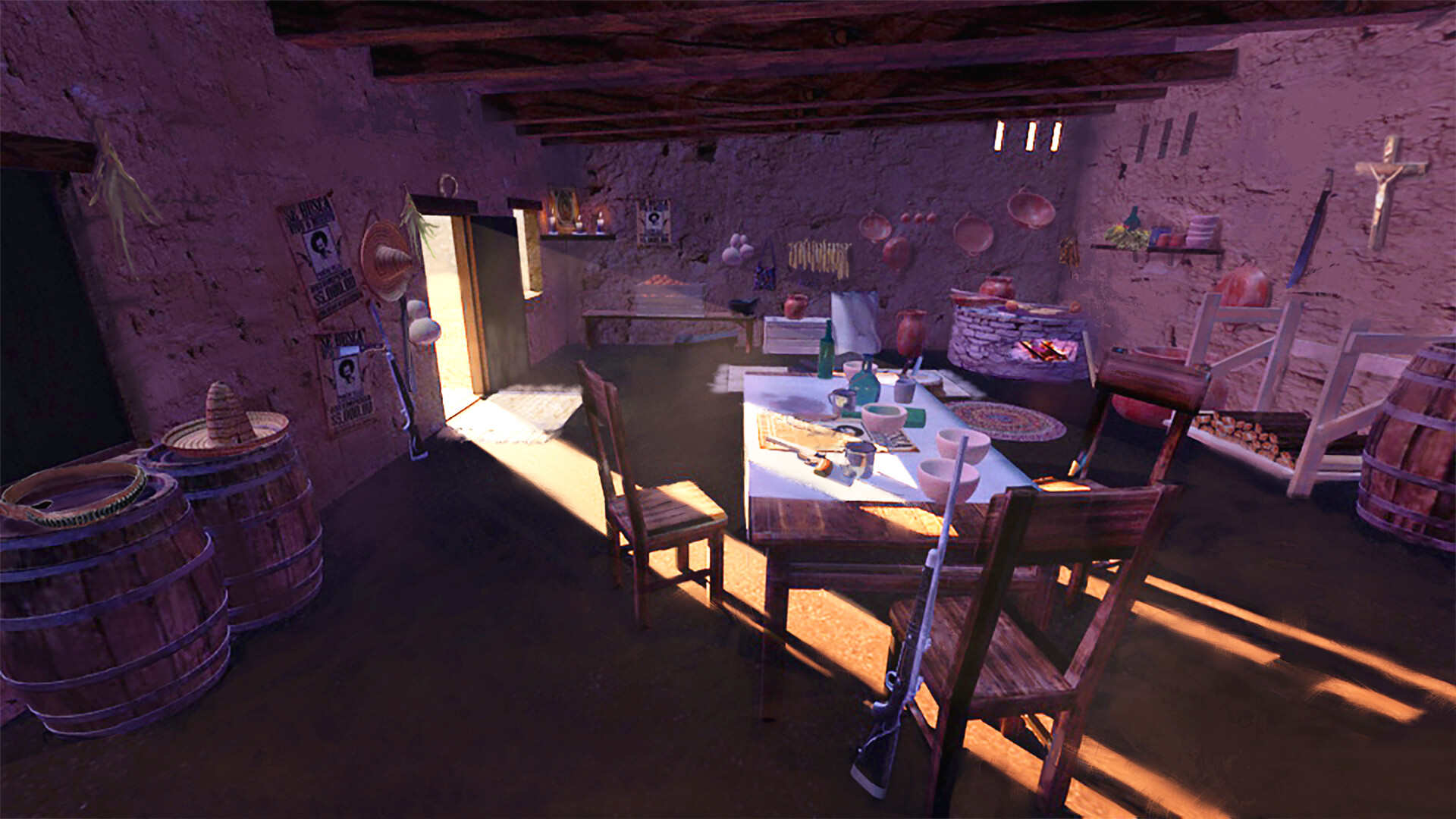 ArtStation - Adobe House - Interior