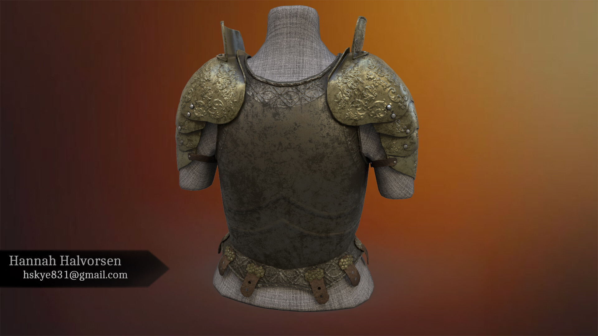 ArtStation - Finalized Breastplate