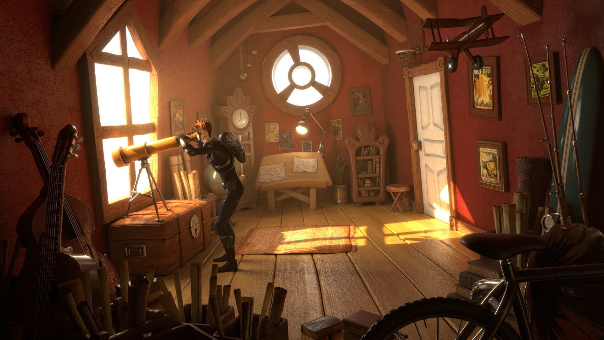 ArtStation - Attic Lighitng
