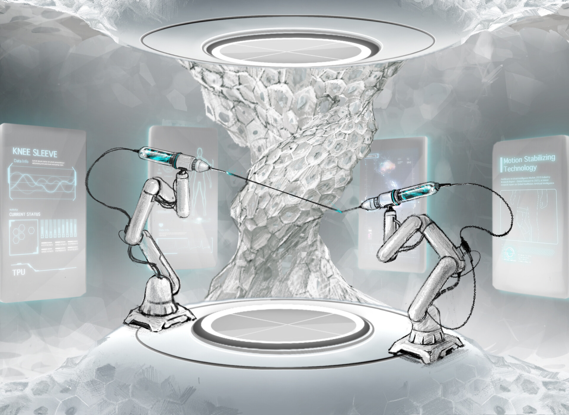 ArtStation - Weaving Robot Arm