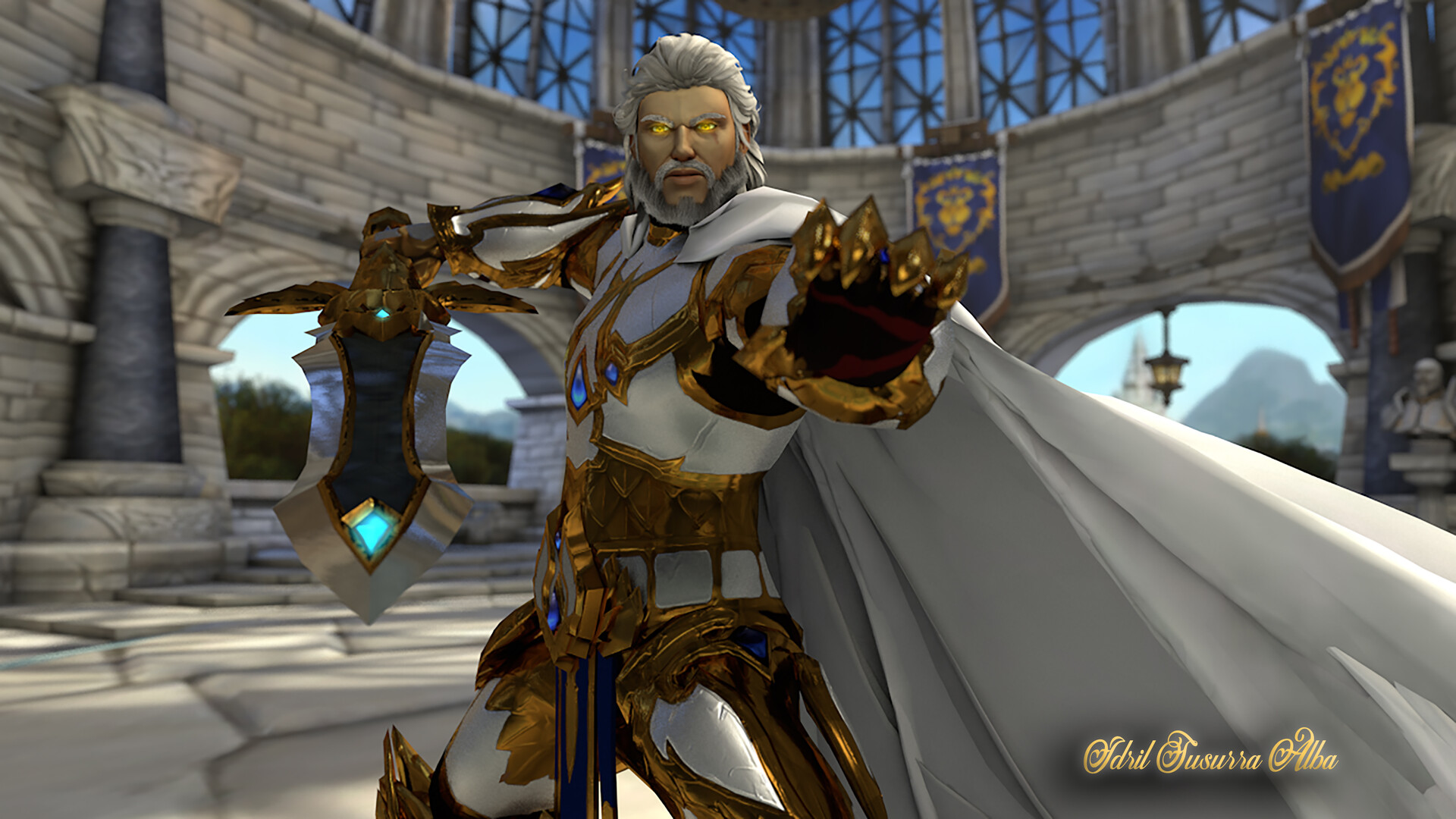 ArtStation - Veteran paladin of the silver hand