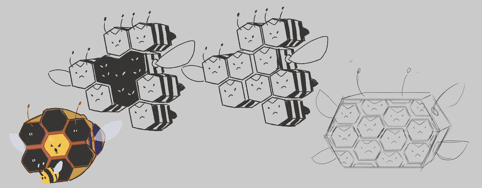 JOECMDRAWZ - Combee Hive form