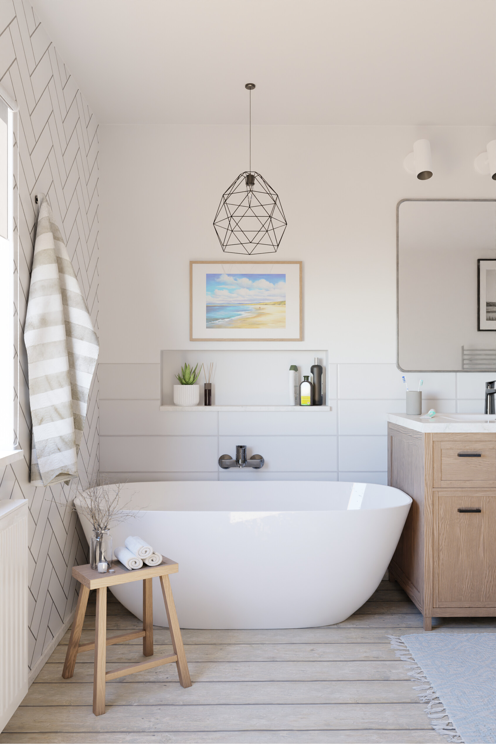 ArtStation - White Bathroom