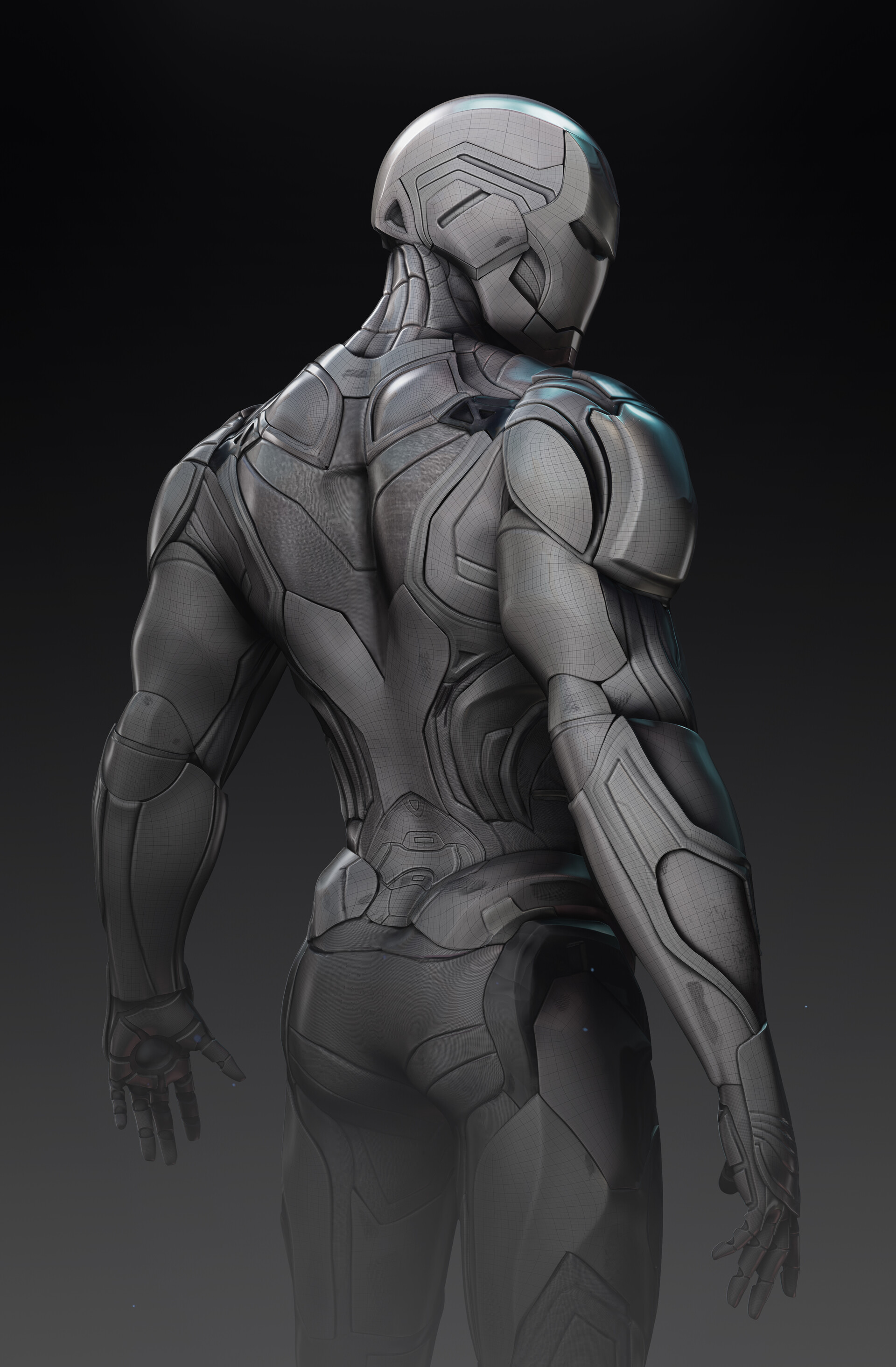 iron man mark 85 render