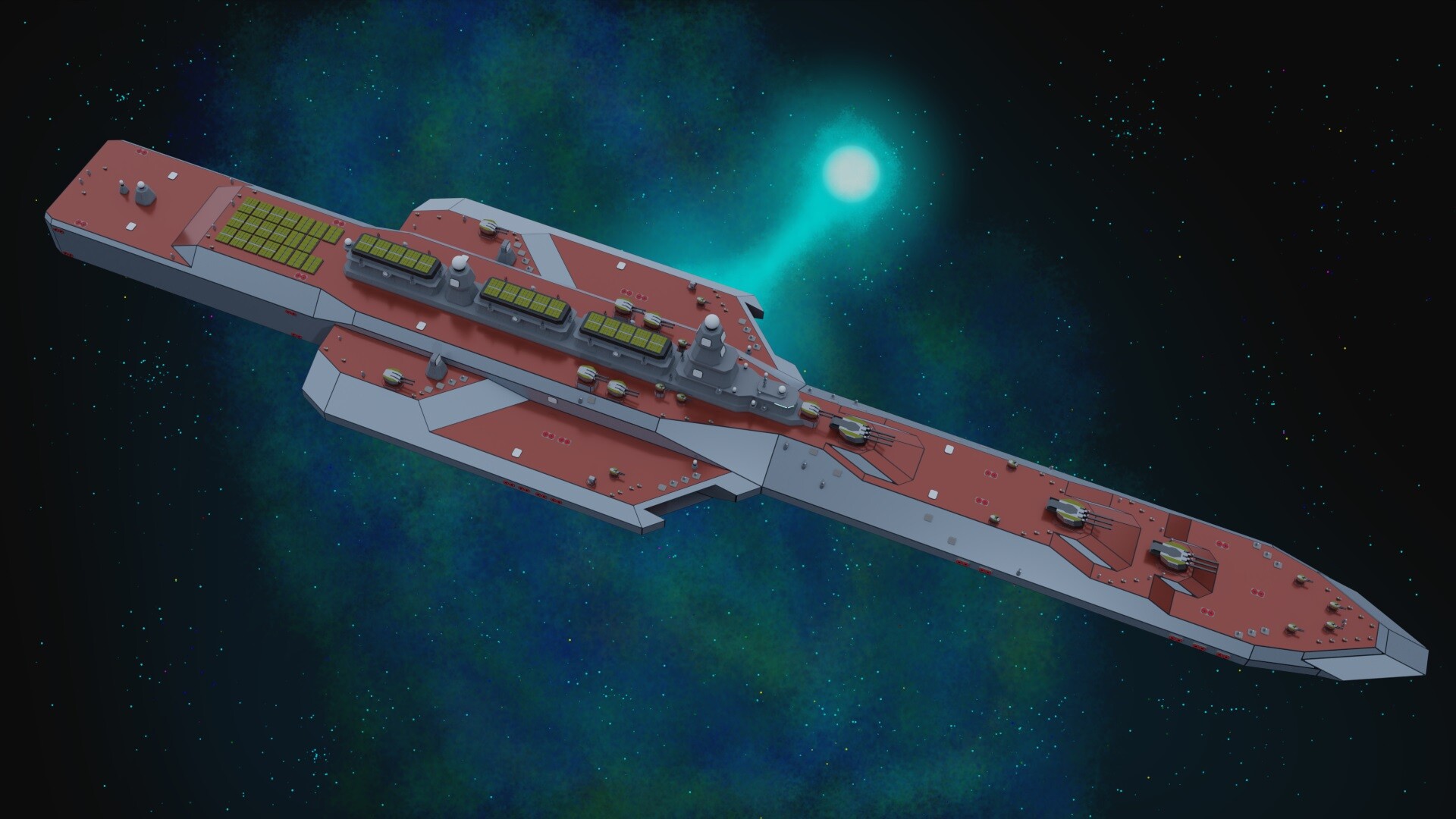 ArtStation - UAF Large Cruiser