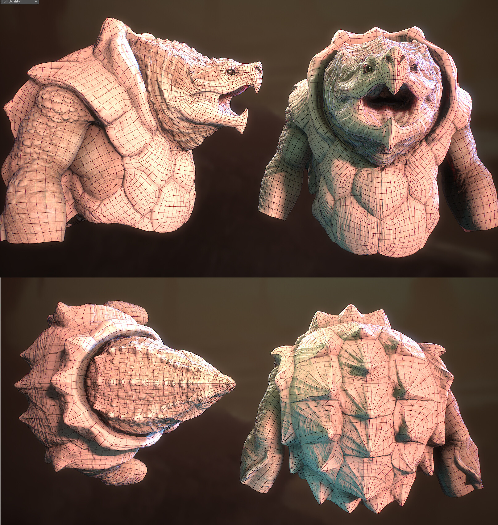 Gaurav Kumar - Turtle Creature - Stellaris Fan Art