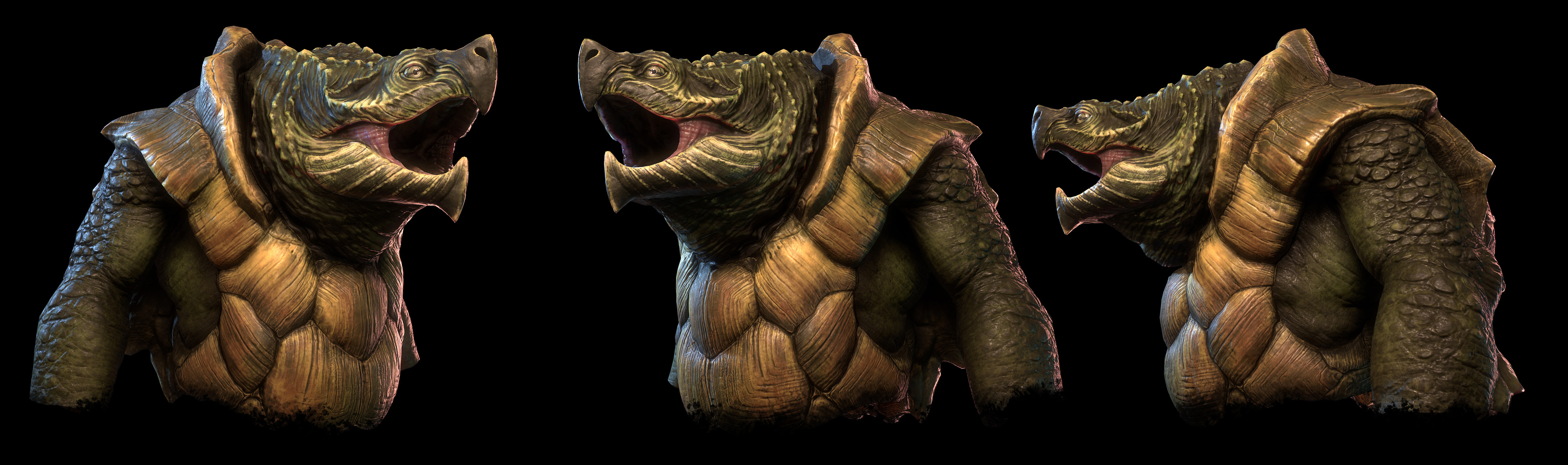 Gaurav Kumar - Turtle Creature - Stellaris Fan Art