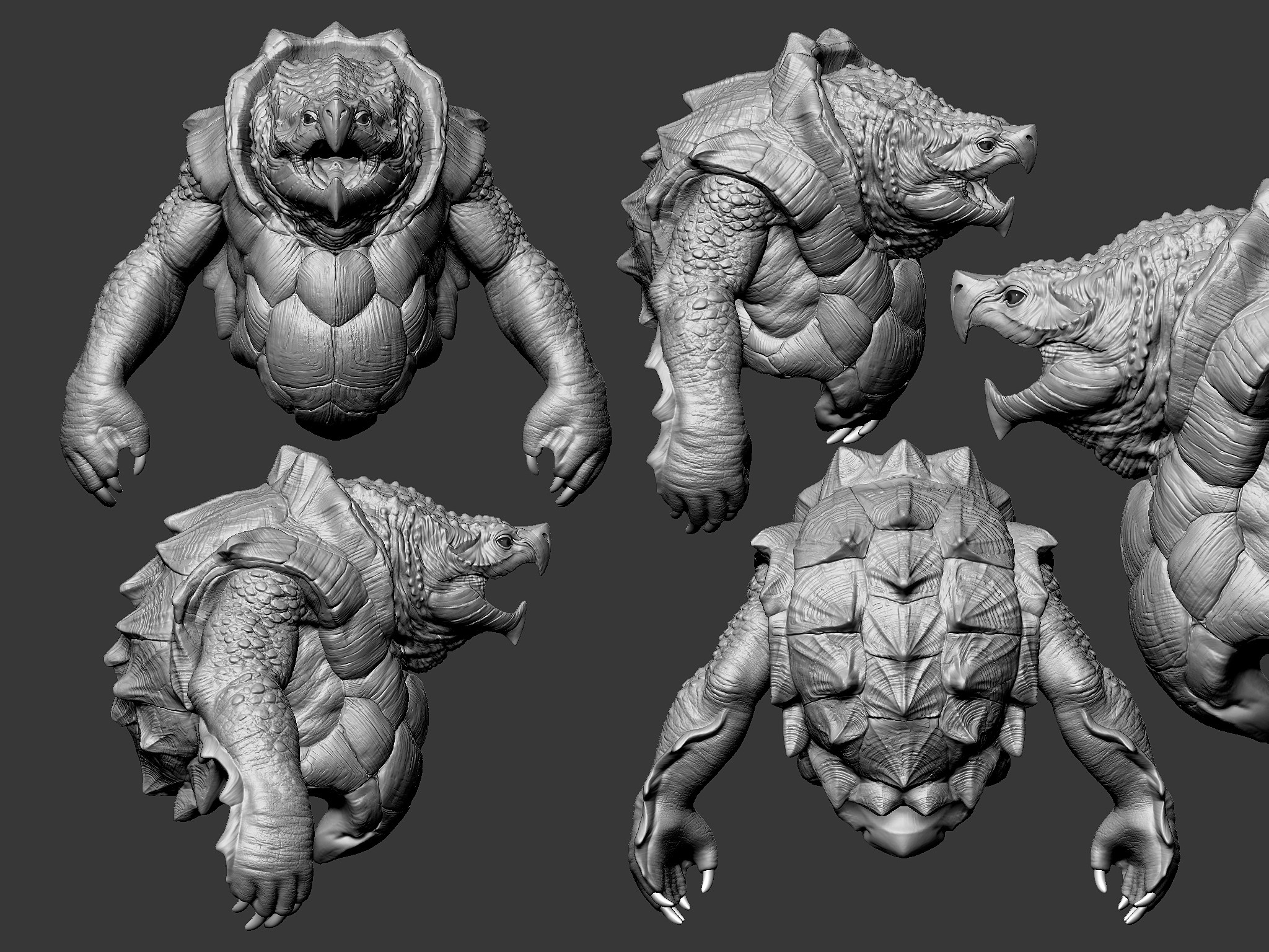 Gaurav Kumar - Turtle Creature - Stellaris Fan Art