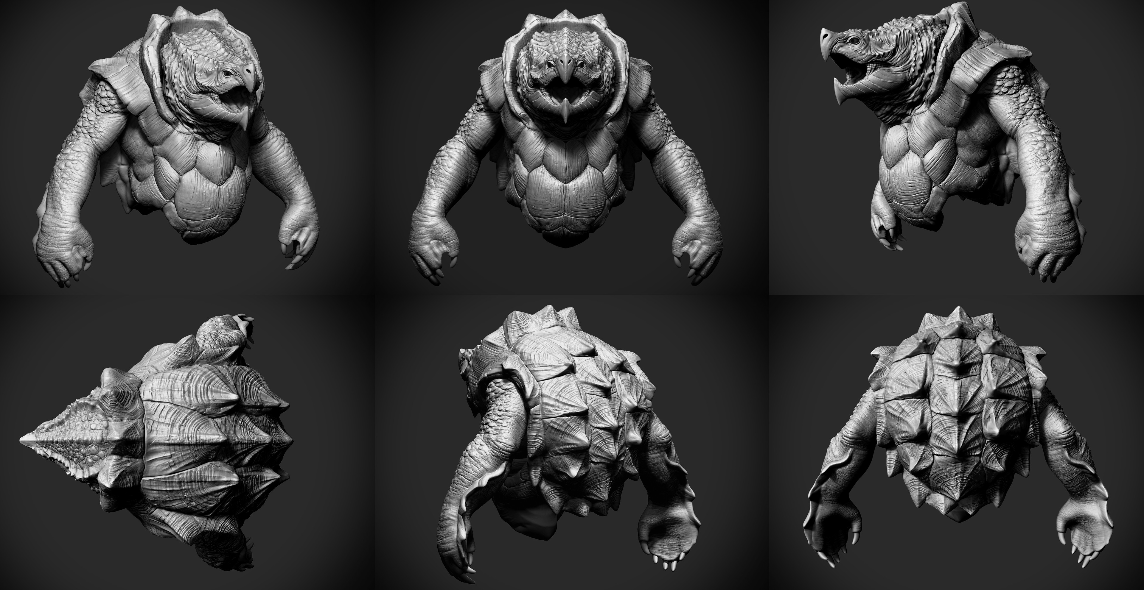 Gaurav Kumar - Turtle Creature - Stellaris Fan Art