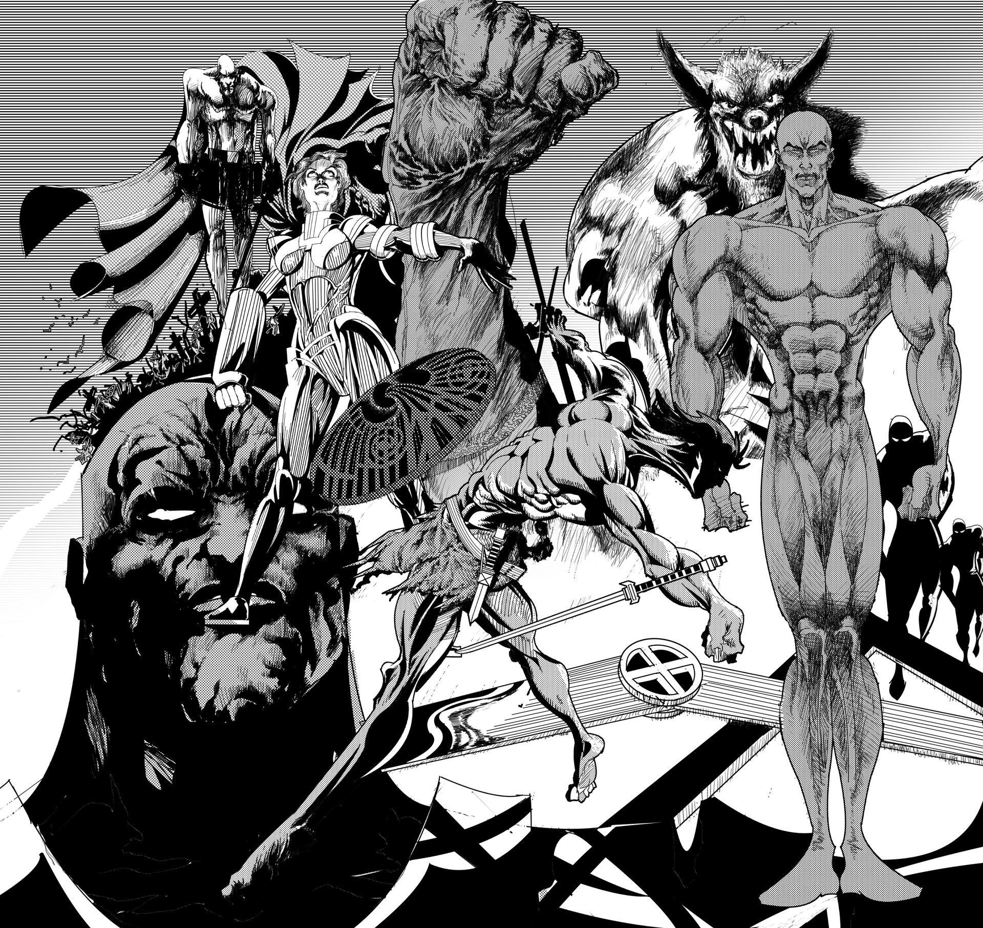 ArtStation - the weirding place, created in clip studio