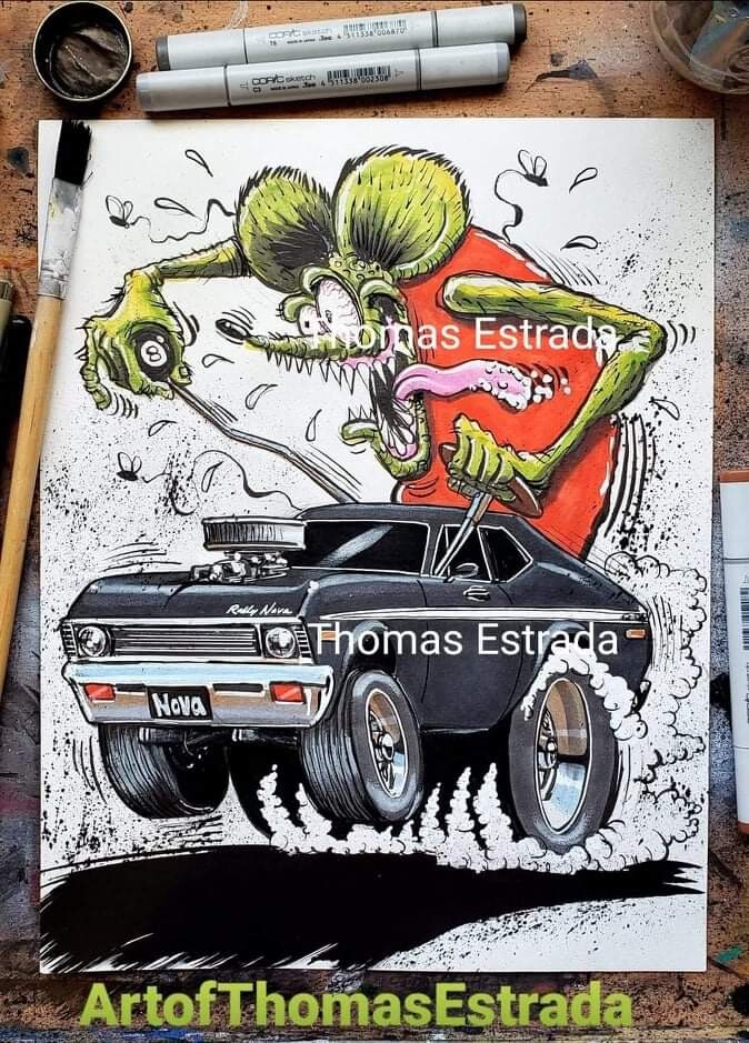 ArtStation - Rally Nova Rat Fink