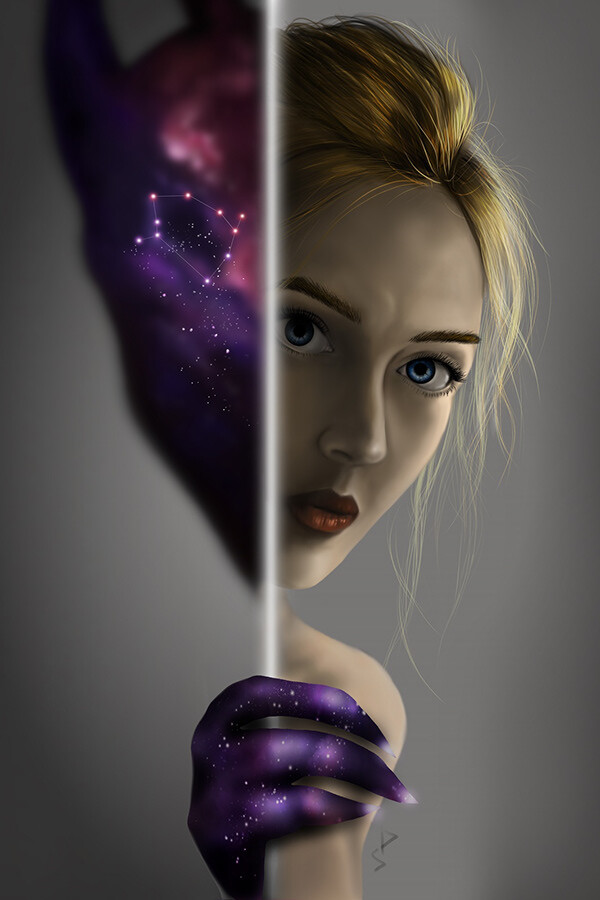 ArtStation - Galaxy girl