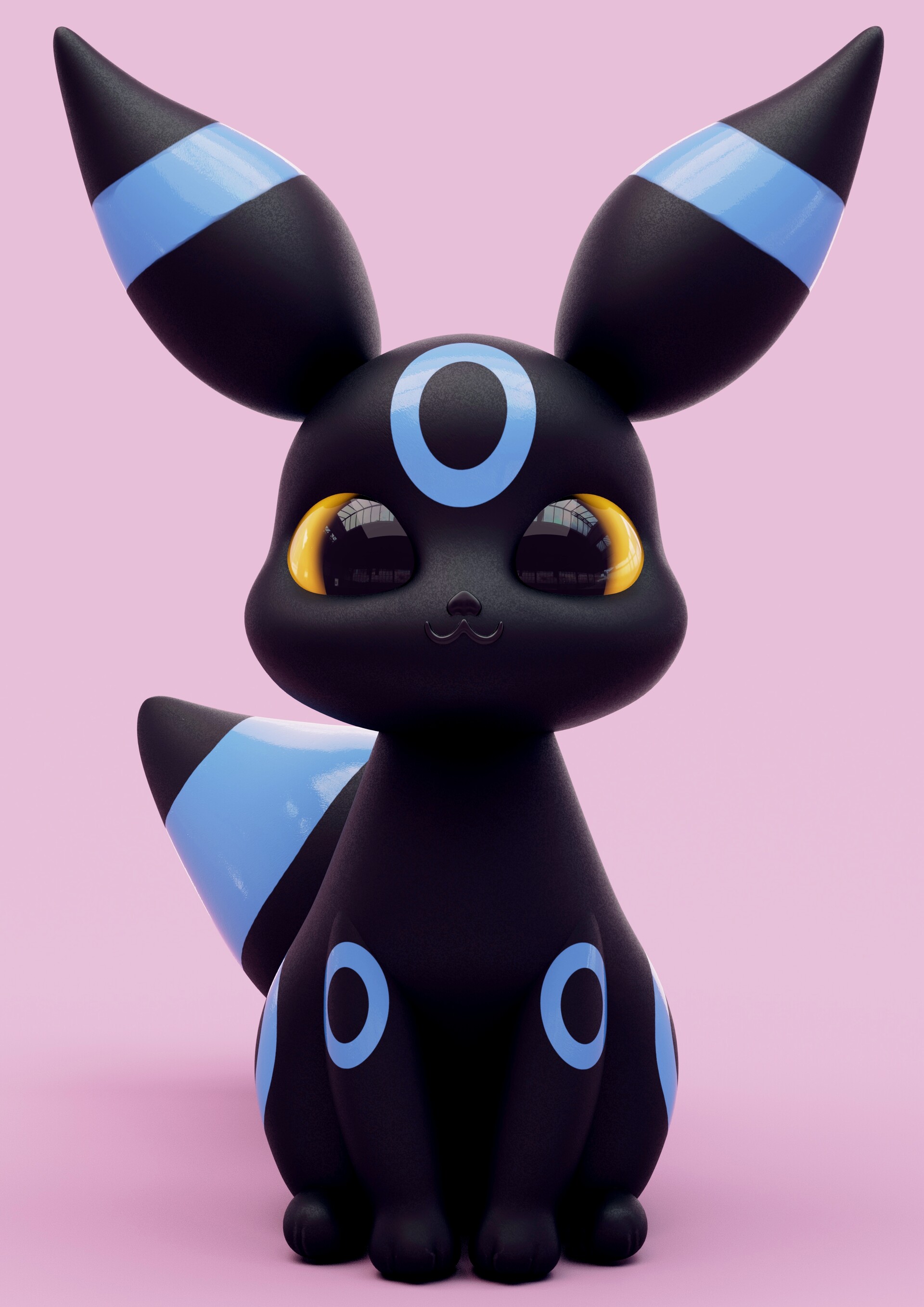 ArtStation - Chibi shiny Noctali