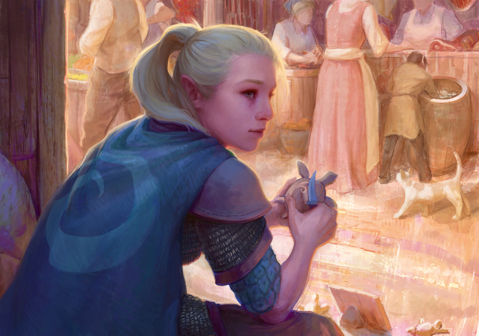 ArtStation - Ariel, the nature paladin