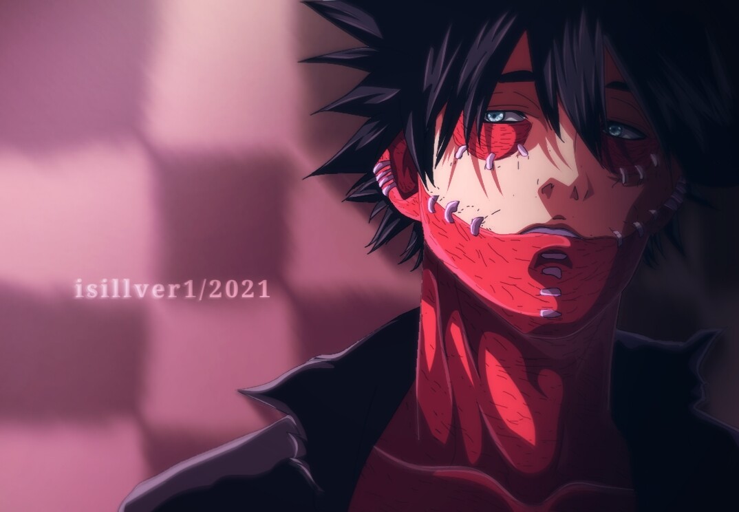 ArtStation - Dabi💙🔥 By: "isillver1"