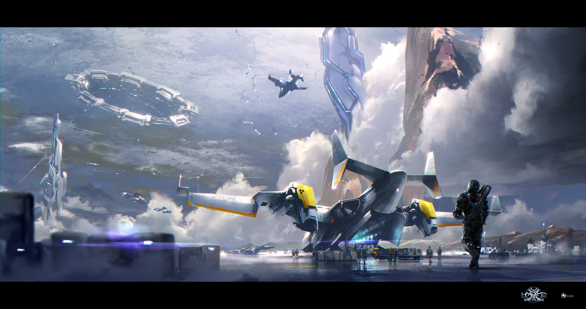 ArtStation - Halo: Eclipse. Shield-world 0964 Citadel