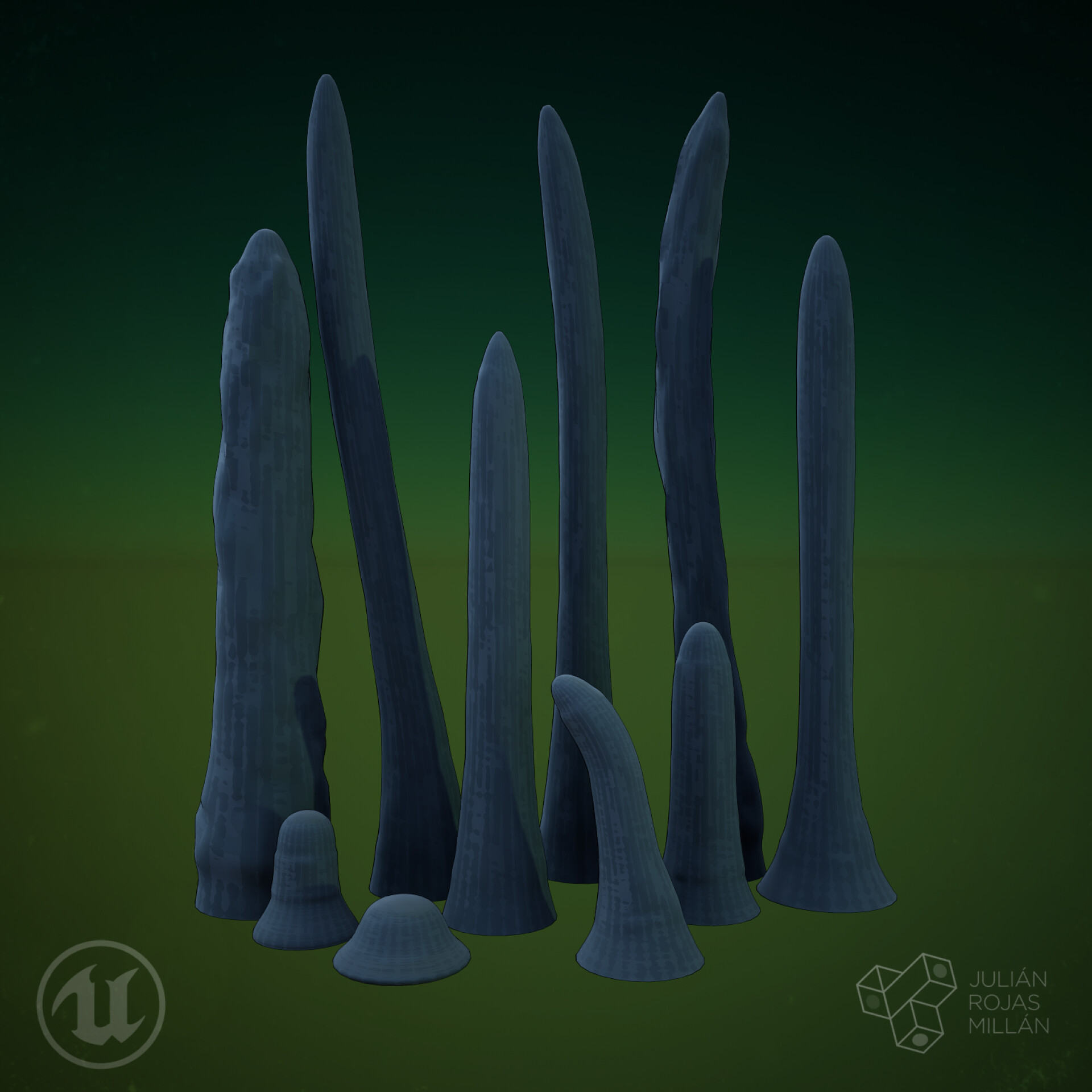 ArtStation - Unreal Houdini Engine Prototaxites Digital Asset Free HDA ...