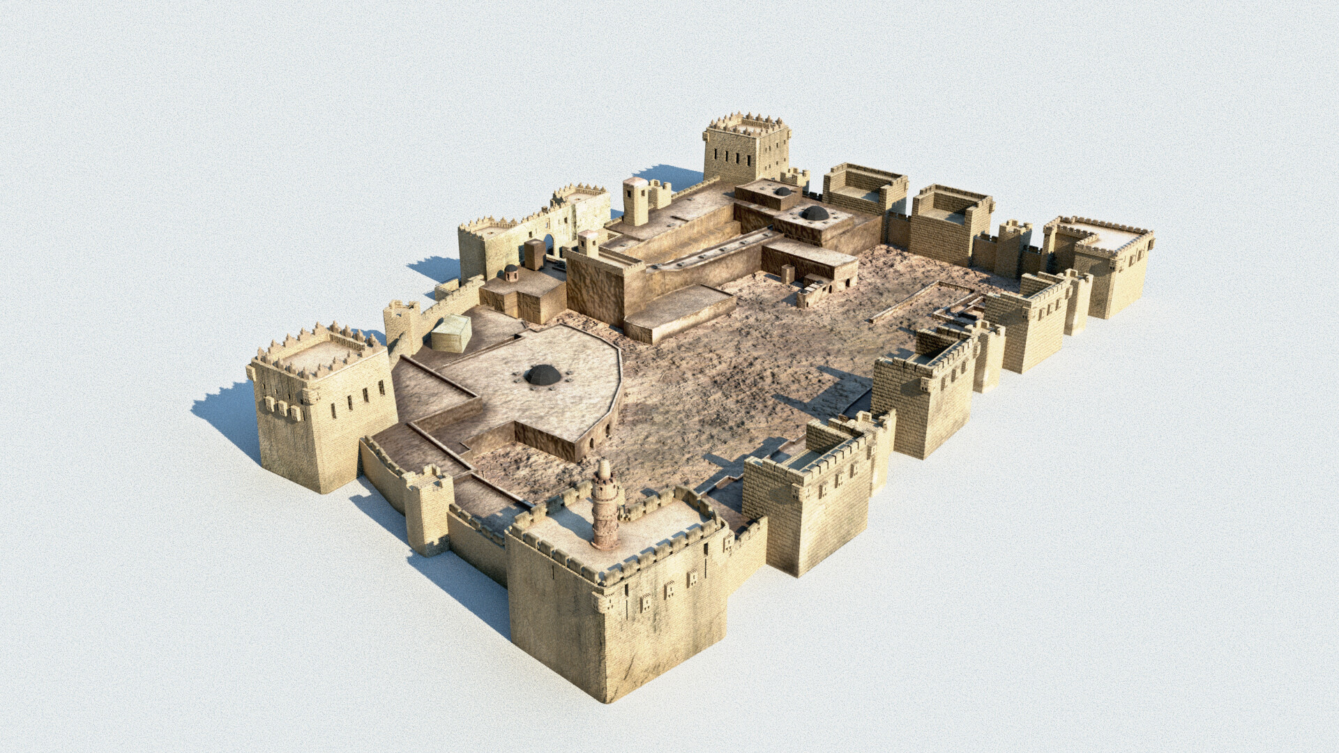 ArtStation - Damascus castle