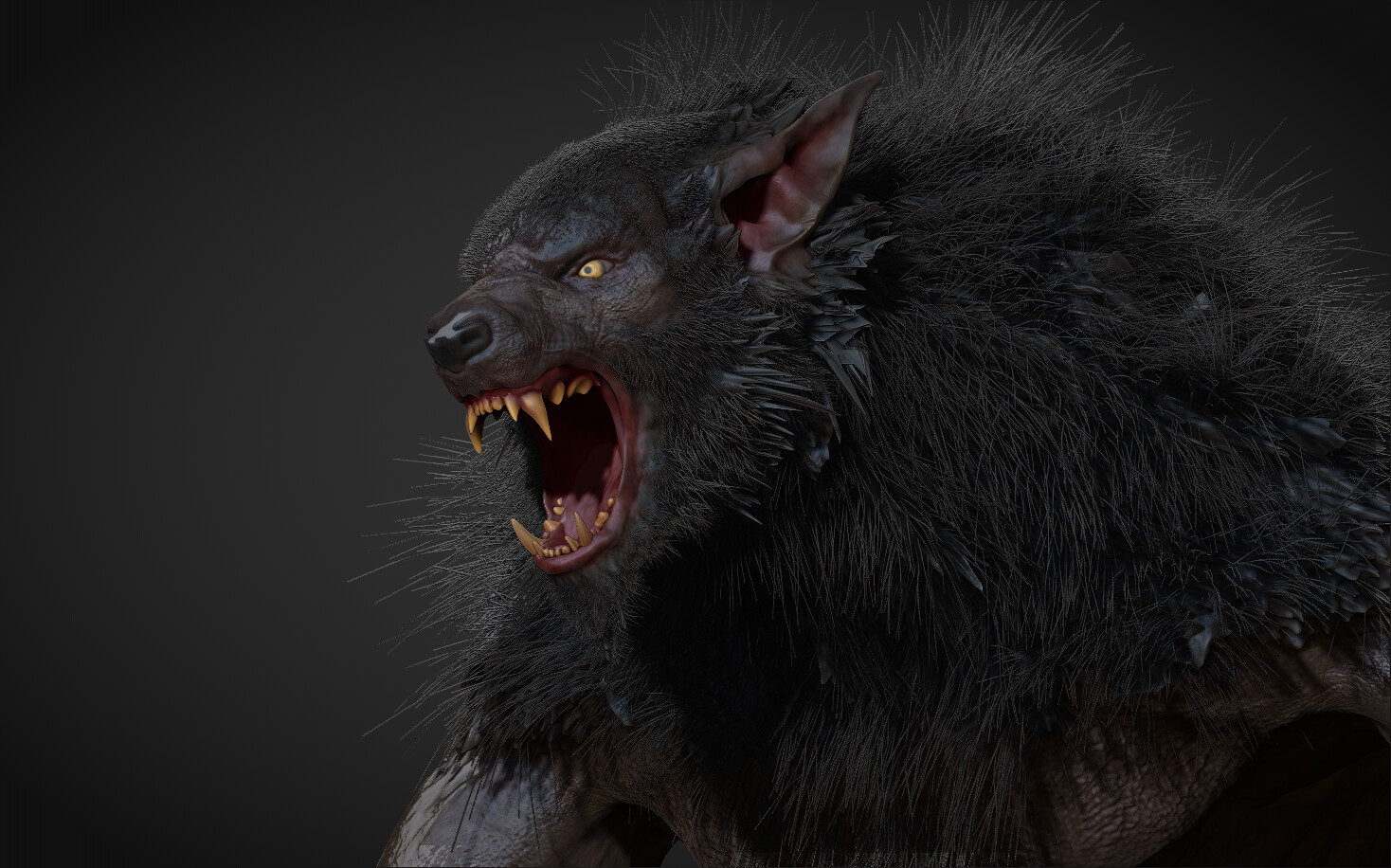 ArtStation - Personnal project Werewolf