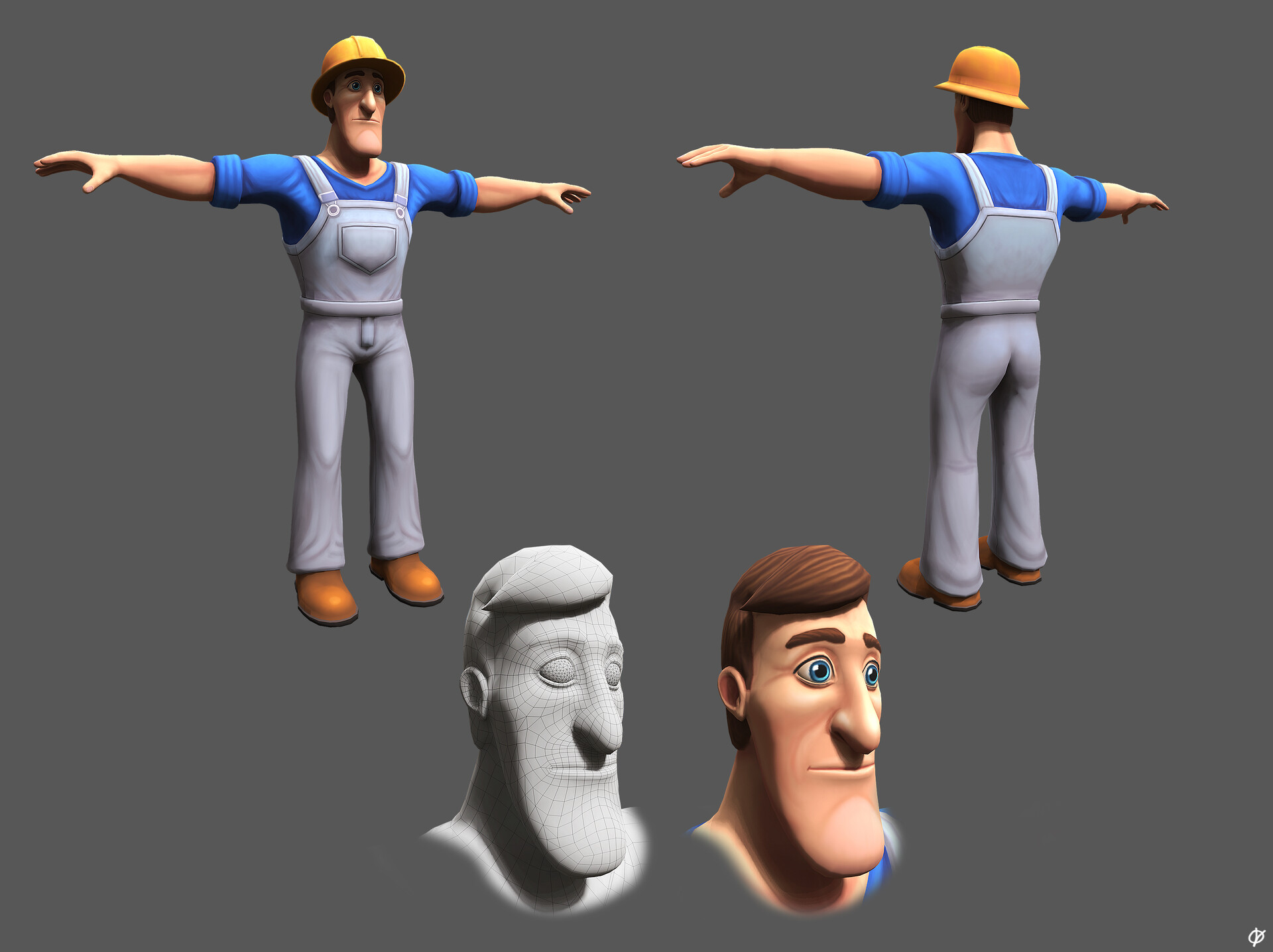 ArtStation - Worker man