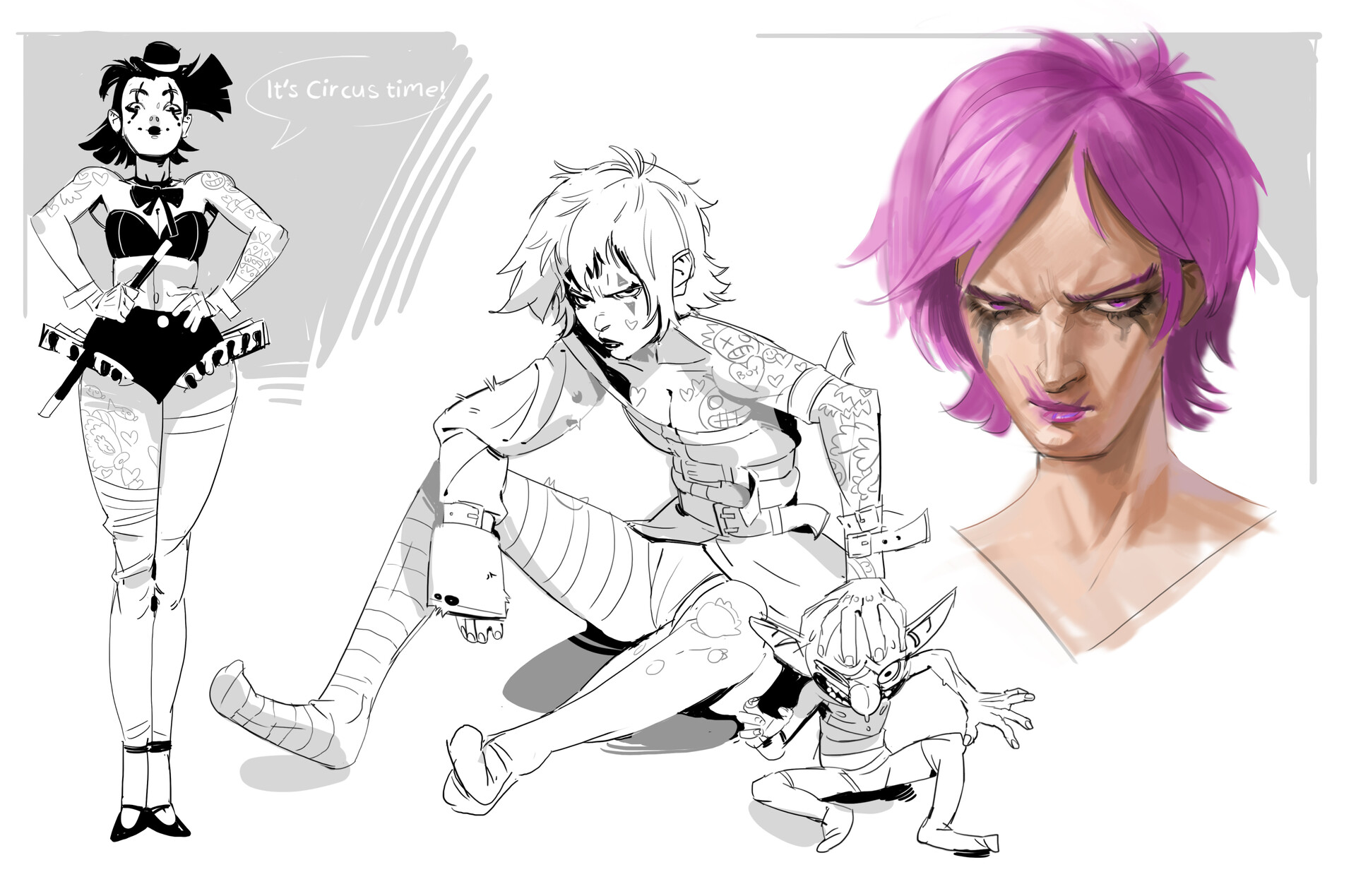 Mathias Osland - Sketches, Paintings and Girls