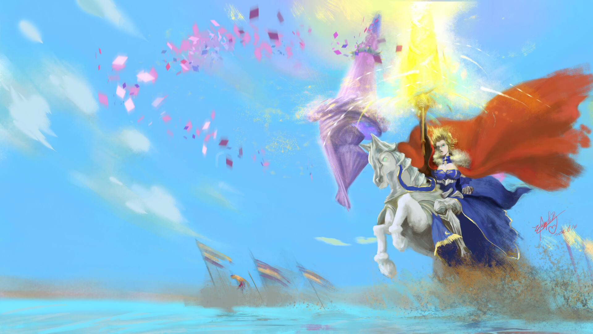 ArtStation - Altria Pendragon - Rhongomyniad