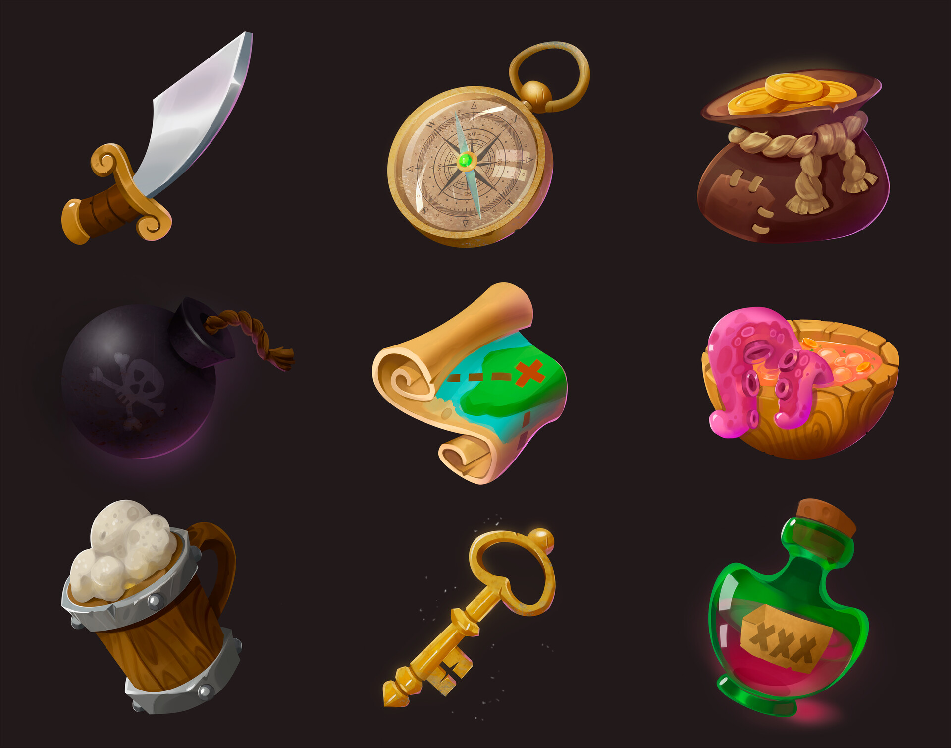 ArtStation - Props for game