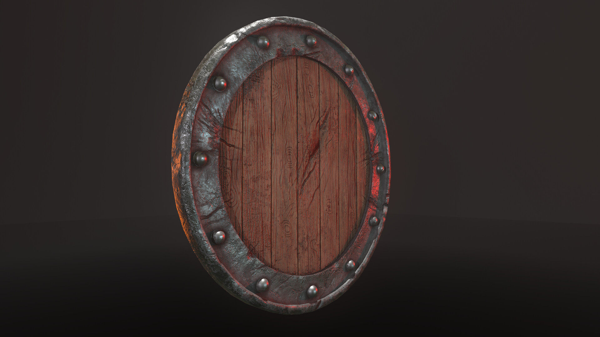 ArtStation - Shield low poly high details texturing
