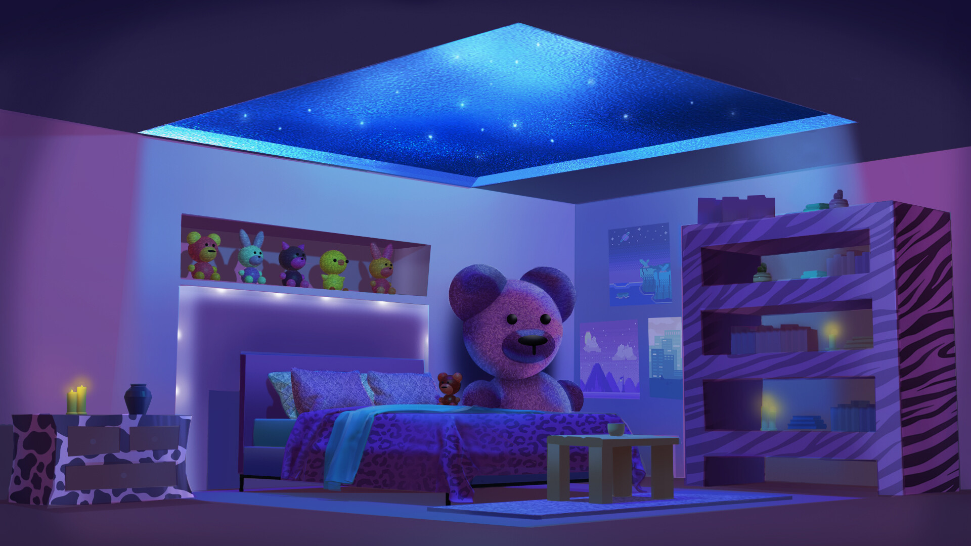 ArtStation - Cute Bedroom - Environment