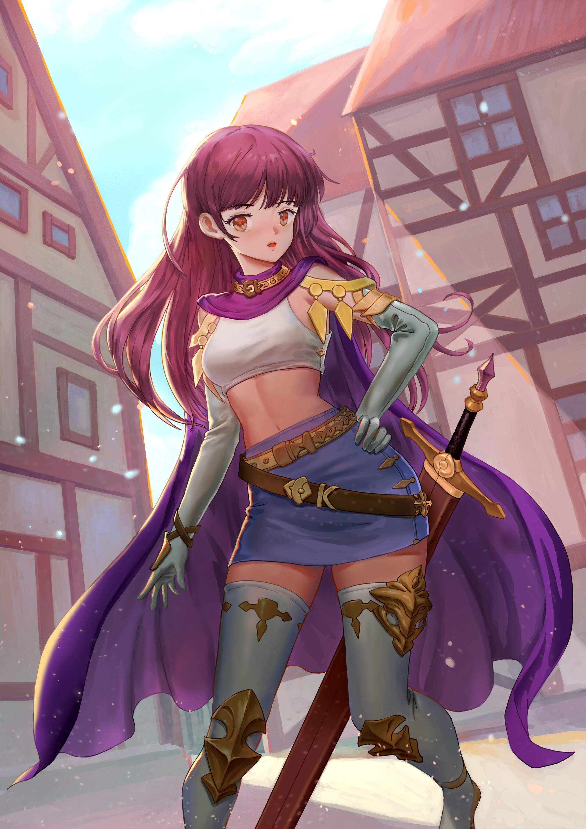 ArtStation - Sword girl