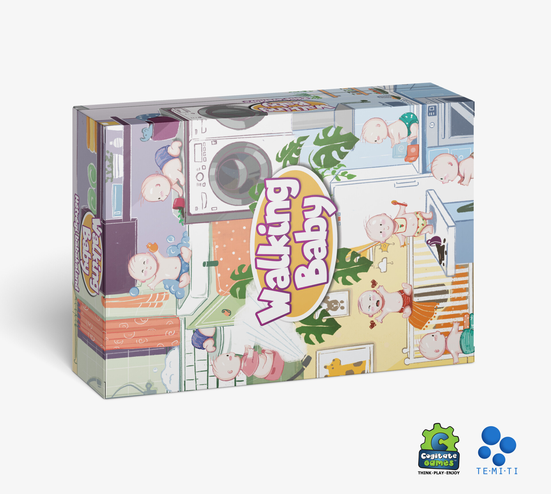 ArtStation - Walking Baby - Board game illustrations